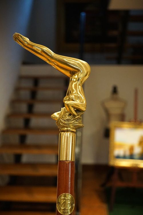 IMPOSANTER GEHSTOCK GRAZIE AKT AUS BRONZE SKULPTUR FIGUR (Gebraucht) in Vettweiß für CHF 161 ...