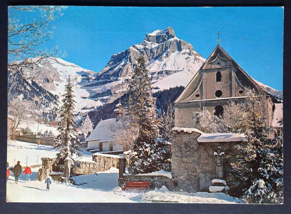 AK Engelberg Klosterkirche mit Hahnen | Kaufen auf Ricardo