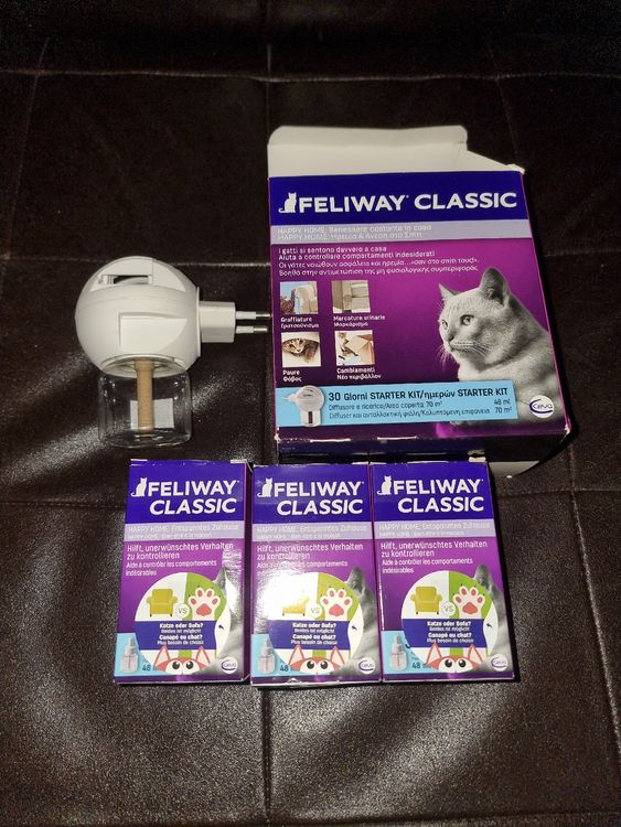 Feliway Classic / 1× Stecker und 3× Flakon ganz neu (Neu (gemäss ...