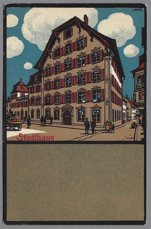 SCHAFFHAUSEN, KÜNSTLER LITO SIGN NOHL. (Gebraucht) in Pura für CHF 18 ...