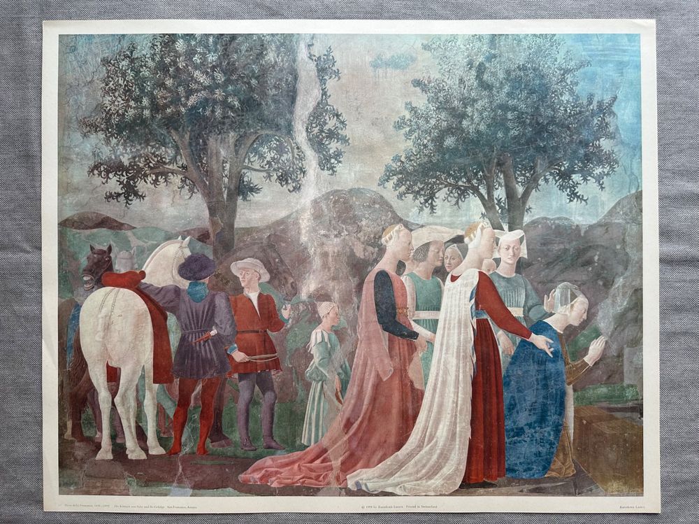 Kunstkreisdruck Piero della Francesca, Die Königin von Saba (Gebraucht ...
