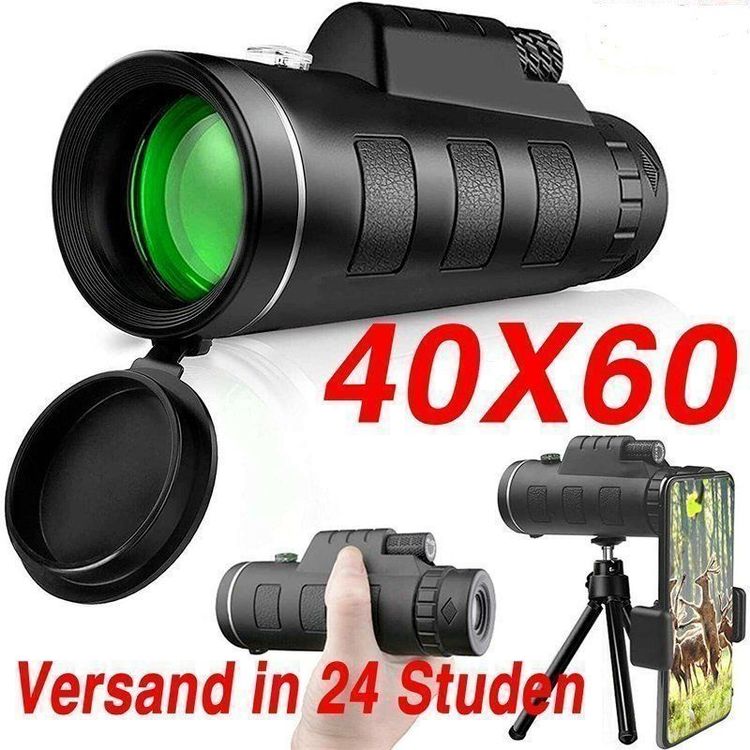 Fernrohr 40X60 Mit Stativ für Smartphone (Neu und originalverpackt) in ...