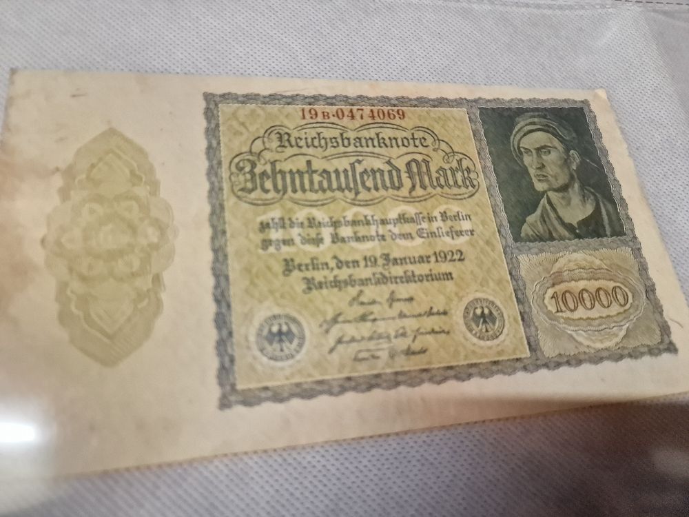Reichsbanknote 1922 | Kaufen auf Ricardo