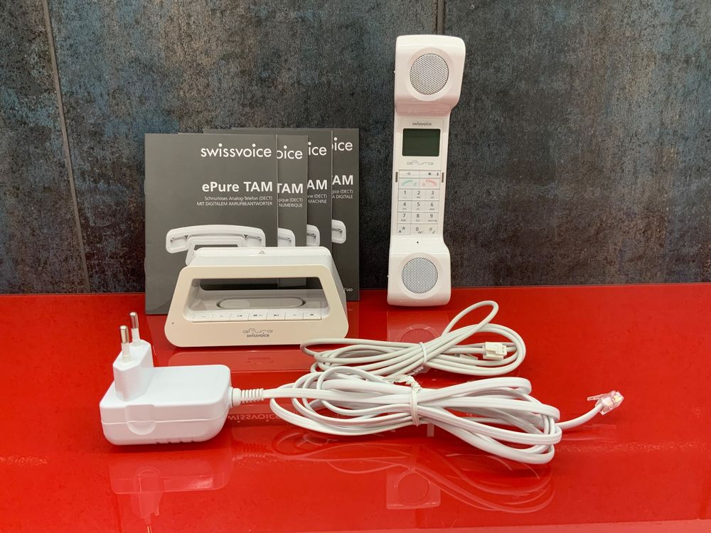 Analog-Telefon DECT mit Anrufbeantworter im Retro-Design | Kaufen auf ...