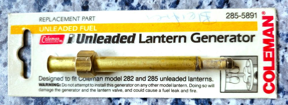 Coleman Generator 285-5891 für Laternen 282/285 (Neu und ...