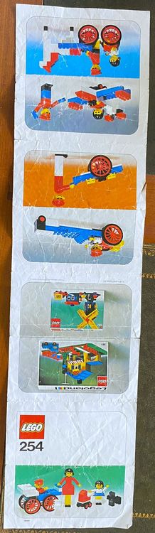 LEGO 254 Family vintage original Anleitung 1975 (Gebraucht) in THERWIL ...