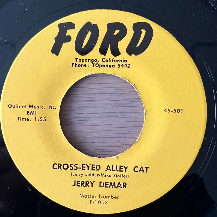 Jerry Demar - Cross-Eyed Alley Cat / US-Press. 1975 (Gebraucht) in Gais ...