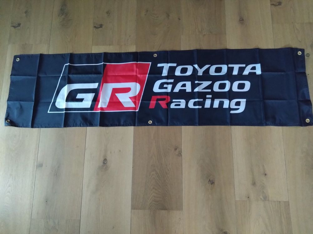 Toyota Gazoo Racing YARIS SUPRA Flag Banner 180cm x 45cm (Neu und ...