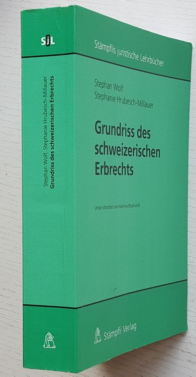 Stämpflis juristische Lehrbücher: Schweizer Erbrecht (2017) | Kaufen ...