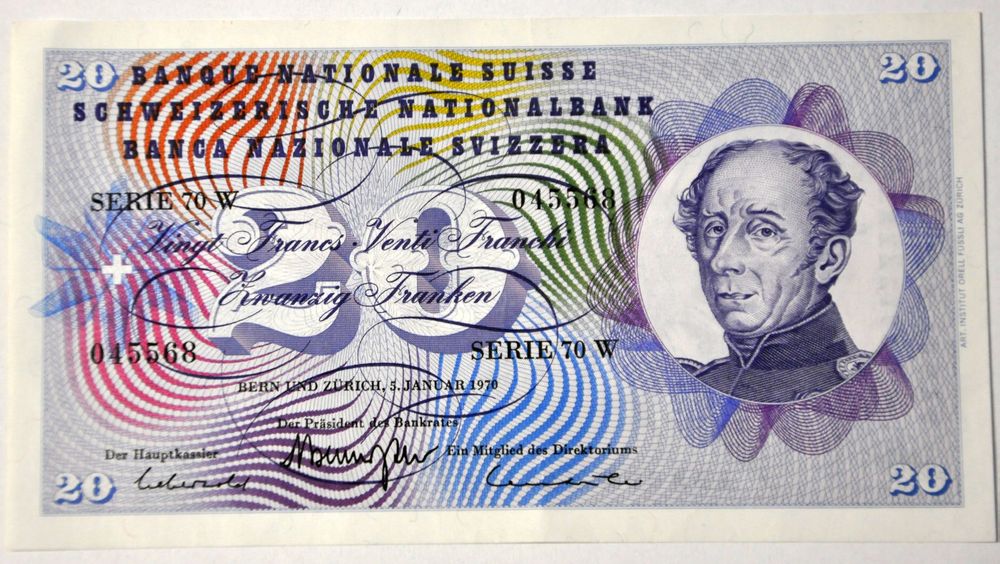 20 Franken Note (Neu (gemäss Beschreibung)) in Andwil TG für CHF 25 ...