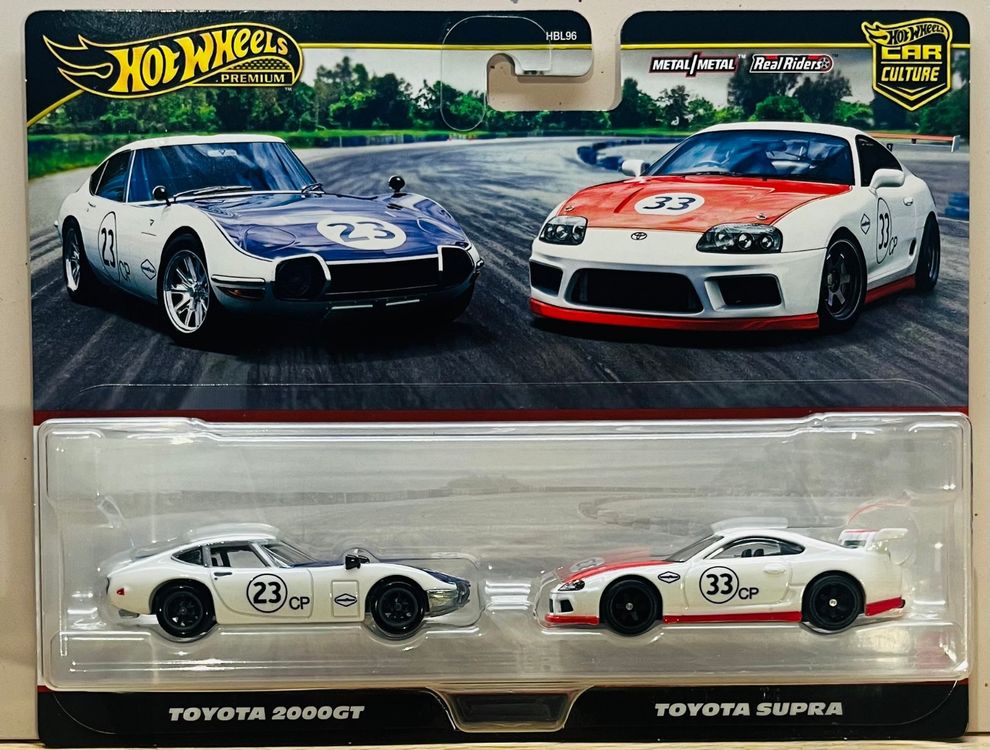 Hot Wheels Double Pack - Toyota 2000GT / Toyota Supra (Neu und ...