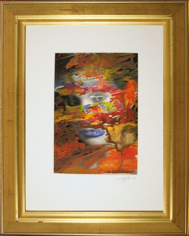 20 Photo-Aquarelle erotisch, in Goldrahmen | Kaufen auf Ricardo