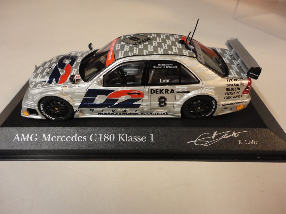Mercedes AMG C180 DTM '94 E. Lohr Modellauto 1:43 (Neu und ...