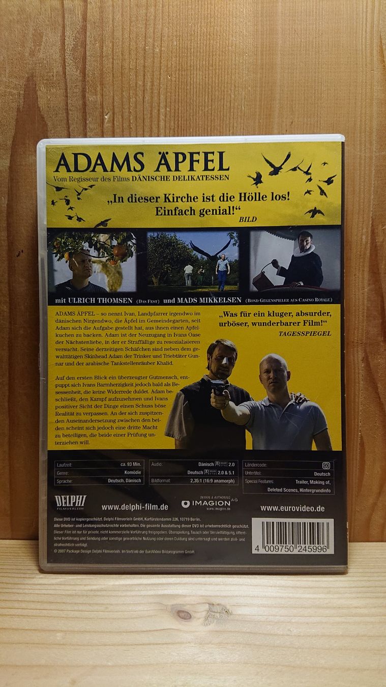 ADAMS ÄPFEL DVD mit Ulrich Thomsen (Gebraucht) in Wilderswil für CHF 2. ...