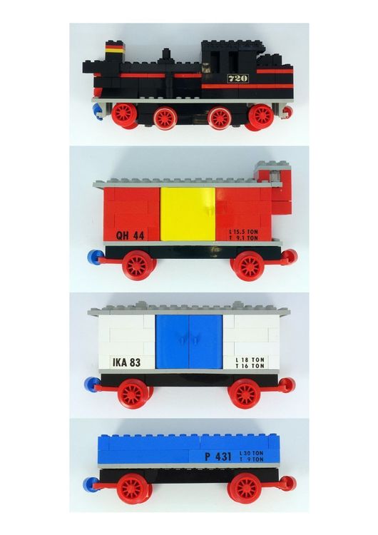 LEGO® 720-2 Train 12V - Zug mit Motor inkl. 12V Trafo (Gebraucht) in ...