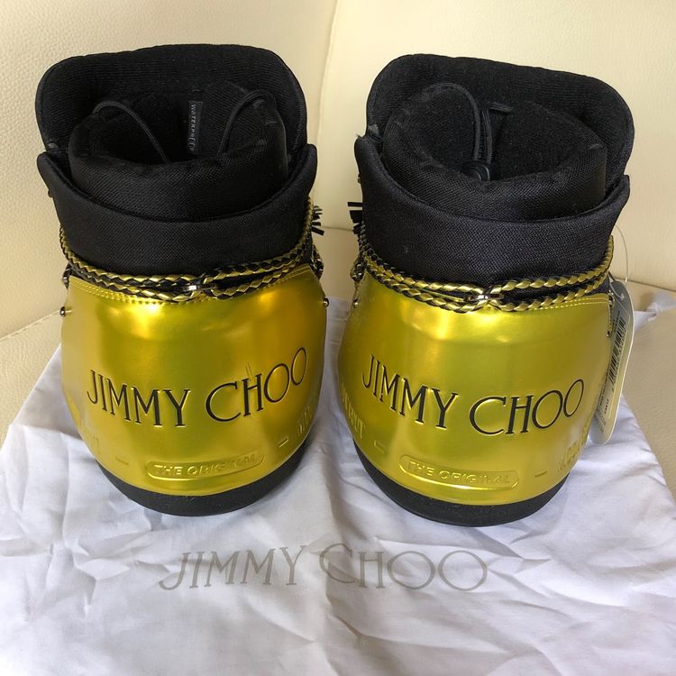 Neue Jimmy Choo x Moon Boot Buzz Metallic Gold GR.39/40 (Neu und ...