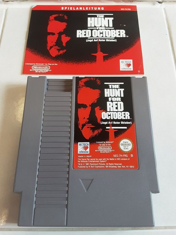 NES The Hunt for Red October mit Anleitung (Gebraucht) in Ligornetto ...