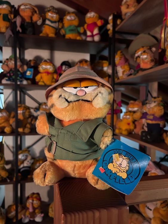 Garfield Safari Plüschtier, mit Etikett (Gebraucht) in Arni AG für CHF ...