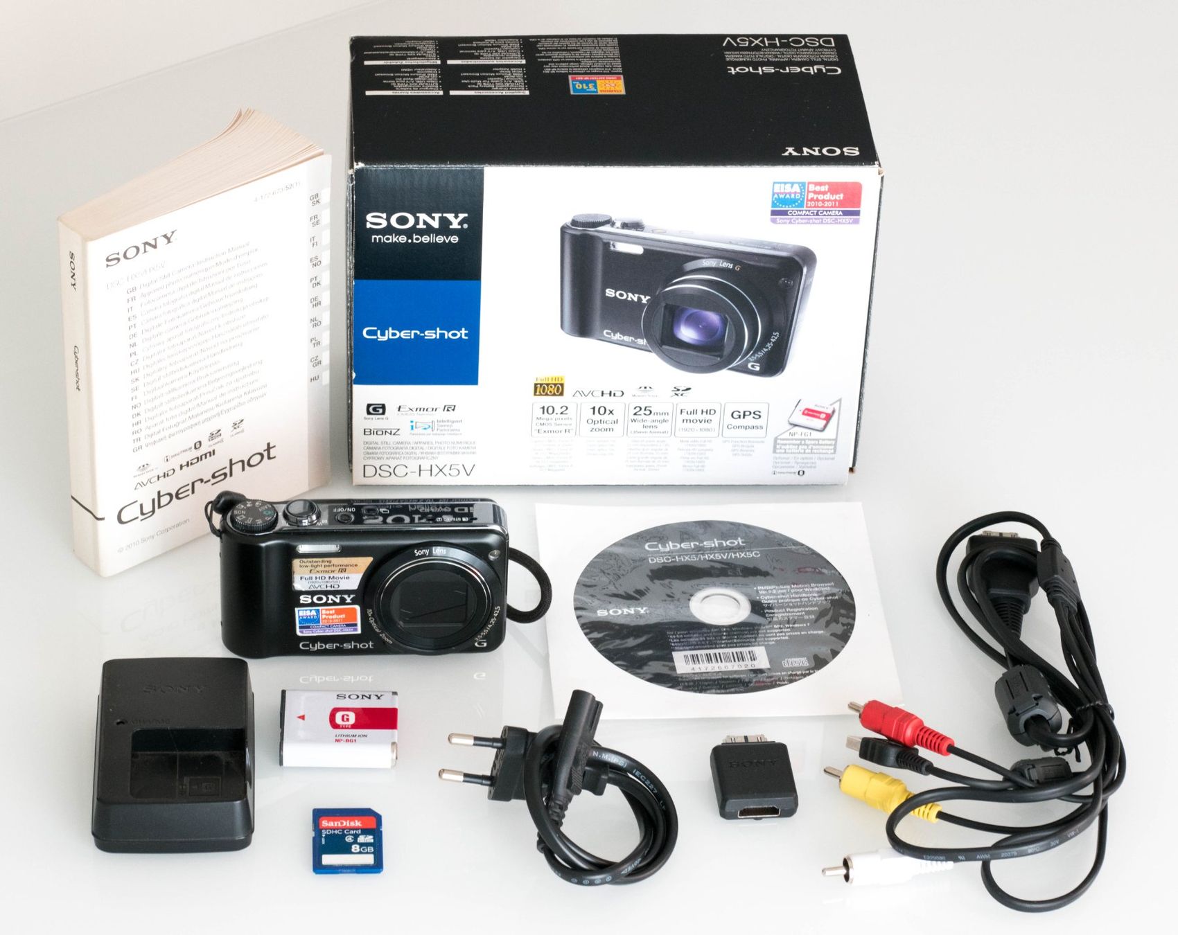 Sony Cyber-shot DSC-HX5V Digital Camera - Perfect (D'occasion) à ...