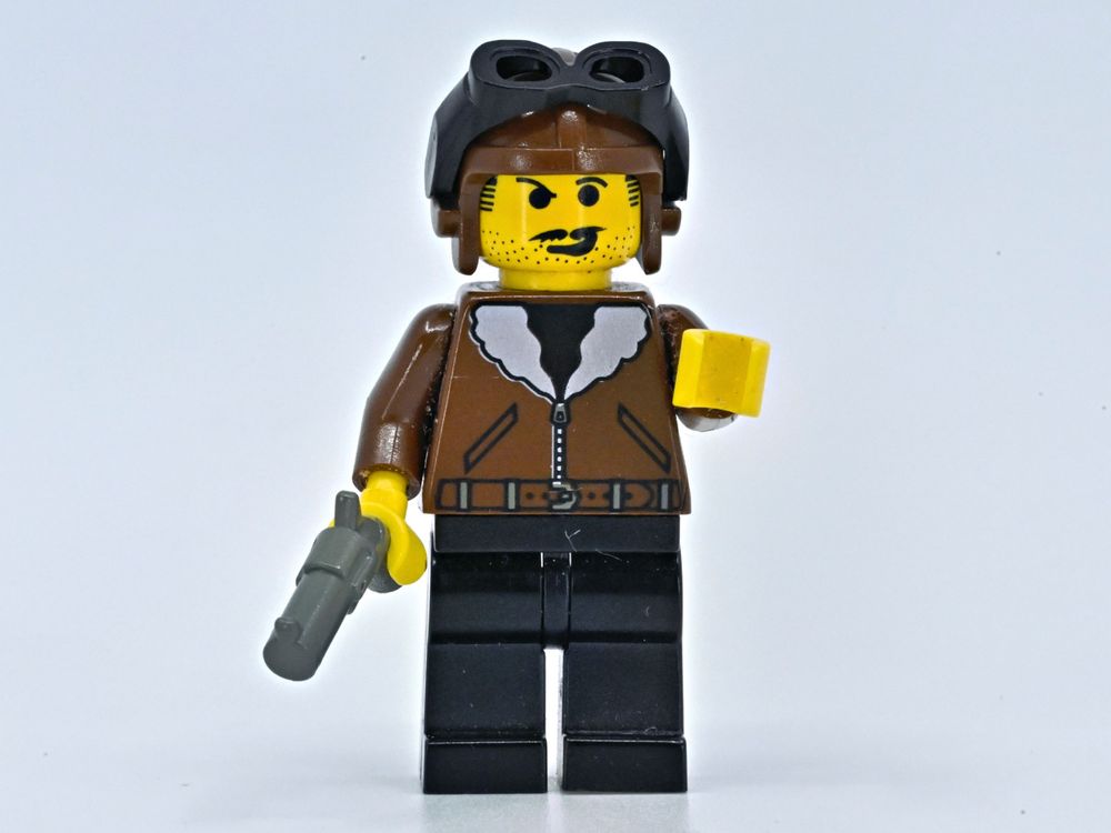 LEGO Minifigur Adventurers 5988 Harry Cane mit Pistole (Gebraucht) in ...