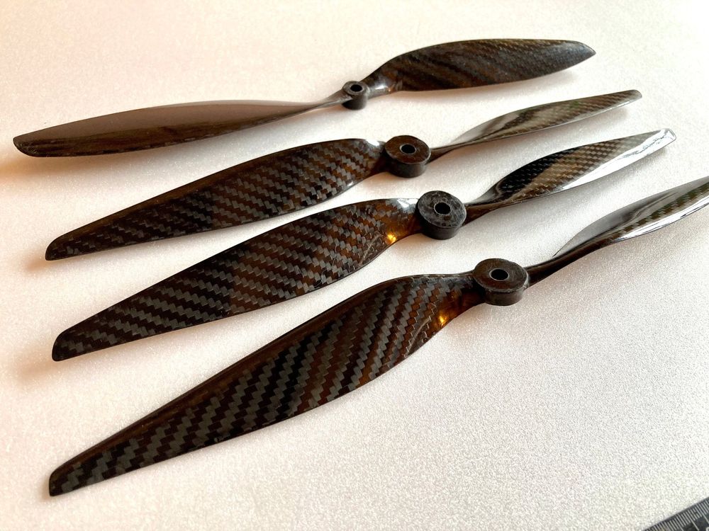 4x Hélices carbones divers modèles (propeller carbone) (Neuf (Voir ...