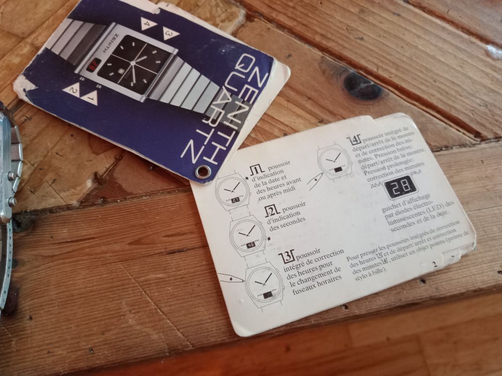 Zenith - Futur Time Command Ana-Digi LED - Herren - 1970-197 (Gebraucht ...