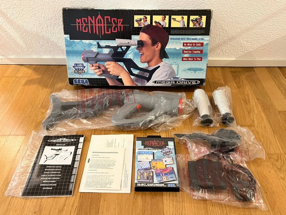 Sega Mega Drive - Menacer Gun (OVP) - selten (Gebraucht) in Zürich für ...