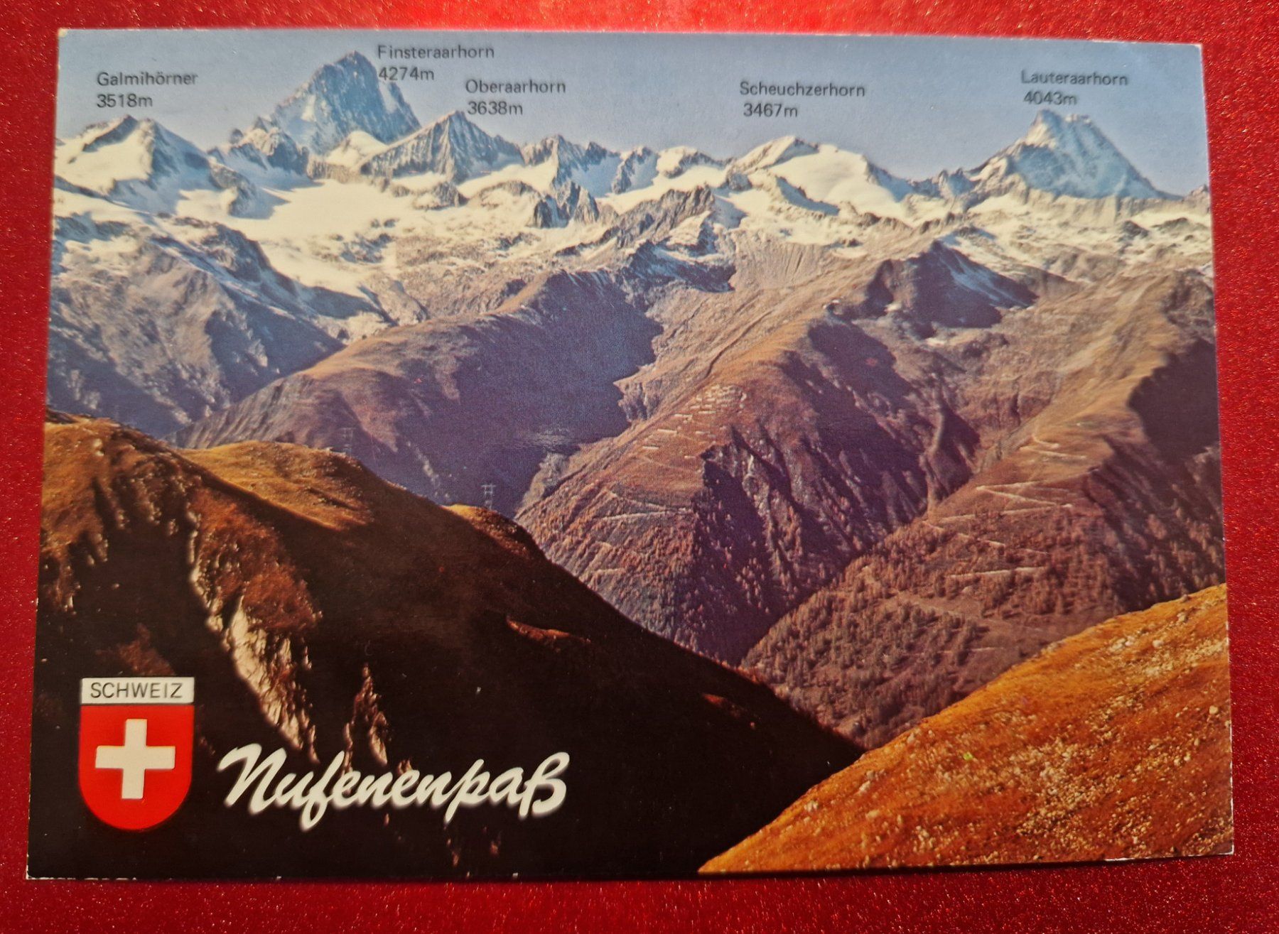 Nufenenpass, Blick zum Finsteraarhorn top (Neu (gemäss Beschreibung ...