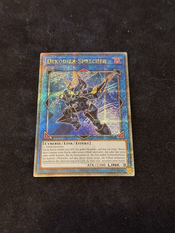 Yugioh, Decoder Talker, Link-3, QCR Rare (Neu (gemäss Beschreibung)) in ...