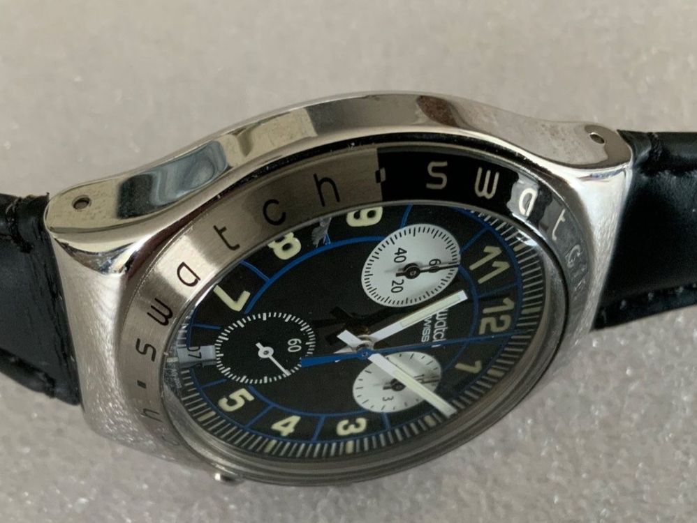 Swatch Irony Chrono BLACK SPY ★ ungetragen | Kaufen auf Ricardo