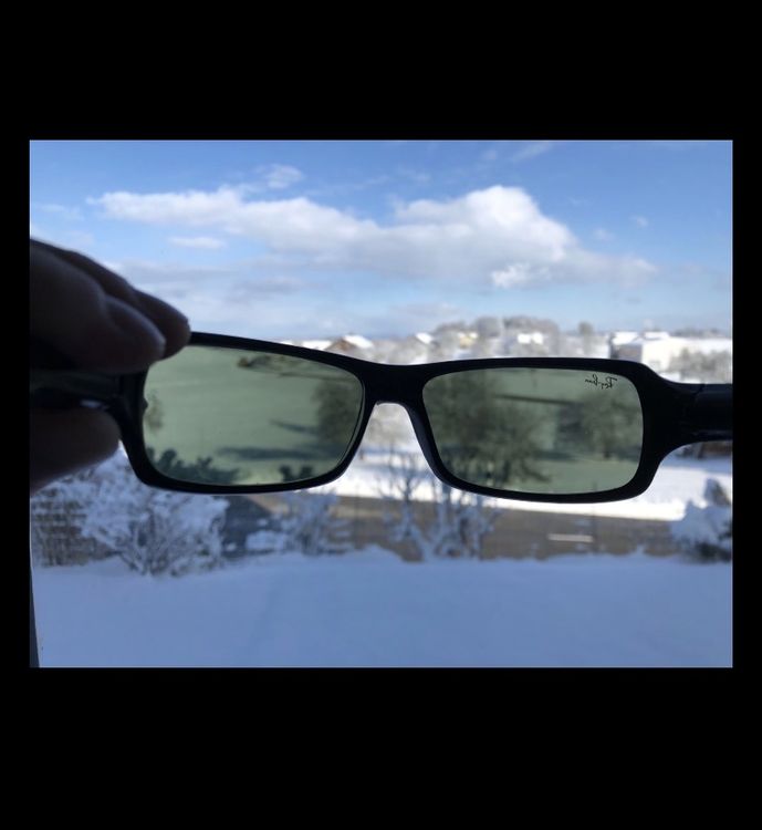 Lunettes de soleil Ray-Ban noires en parfait état (Neuf (Voir ...