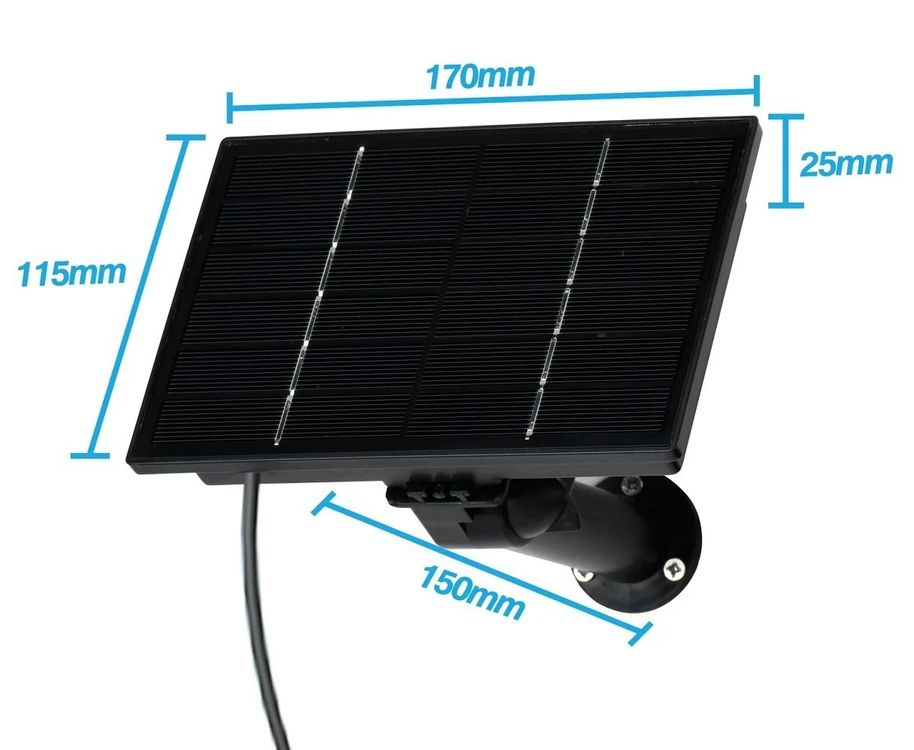 Wasserdicht 12V Mini Solar Panel Mit Gratis 3 Akku-Batterien (Neu und ...