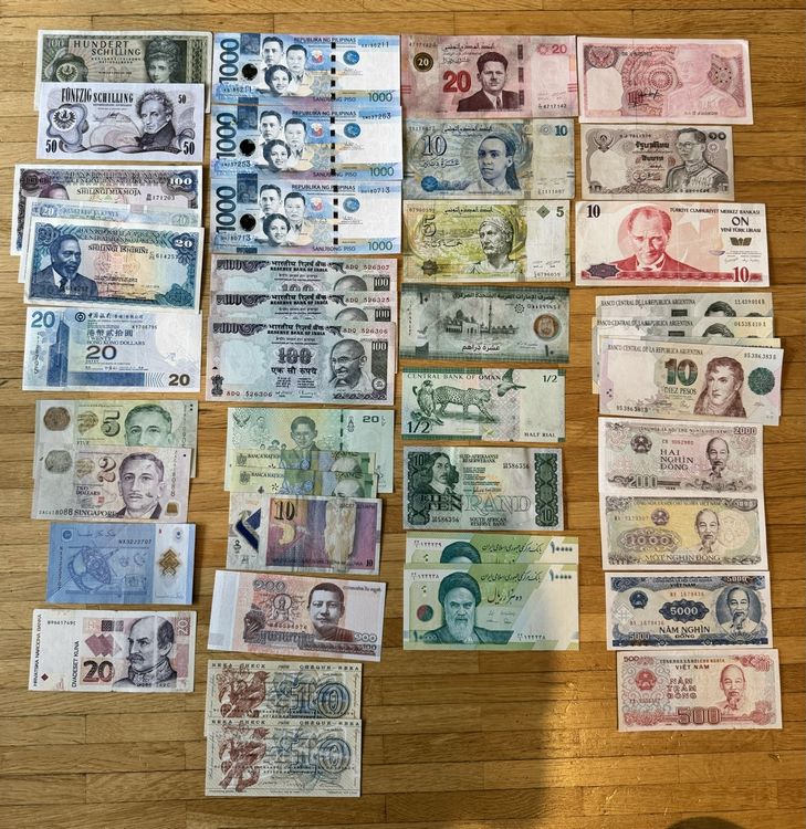 Lot Banknoten Allerlei (Gebraucht) in Ebikon für CHF 47 – mit Lieferung ...