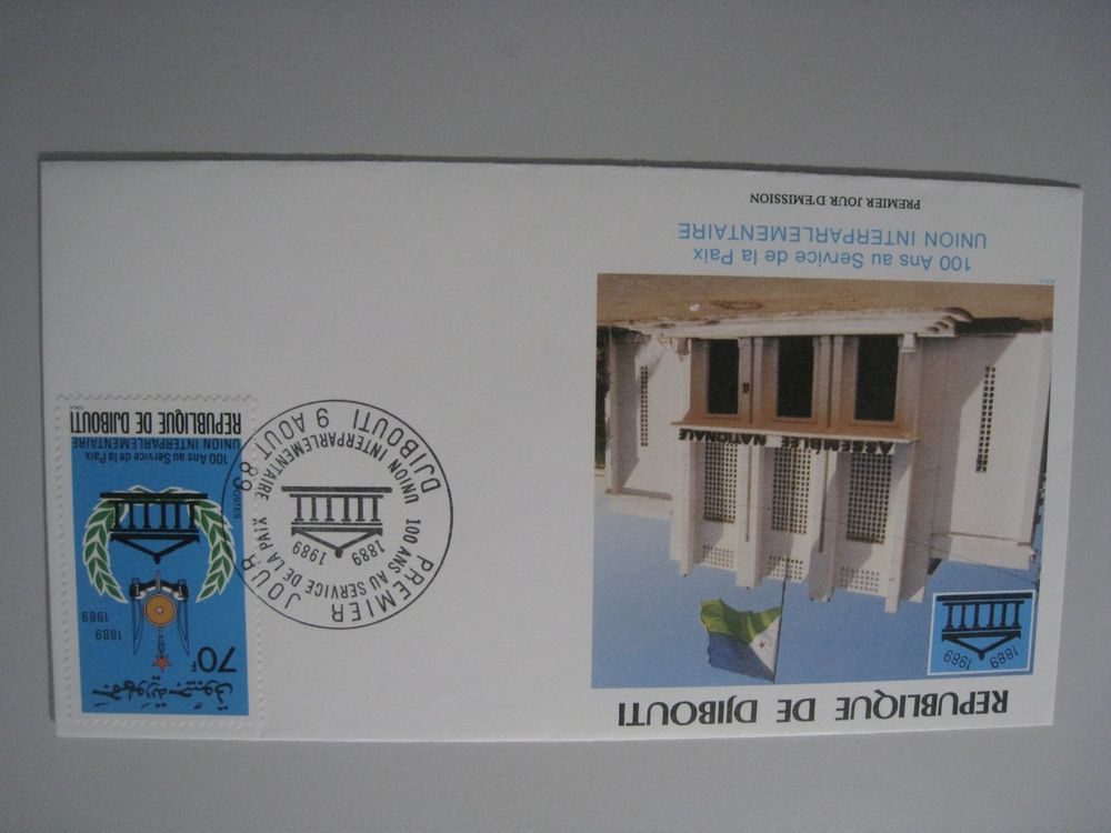 Djibouti Briefmarke 1989, 100 Jahre Union, Top Zustand! (Gebraucht) in ...