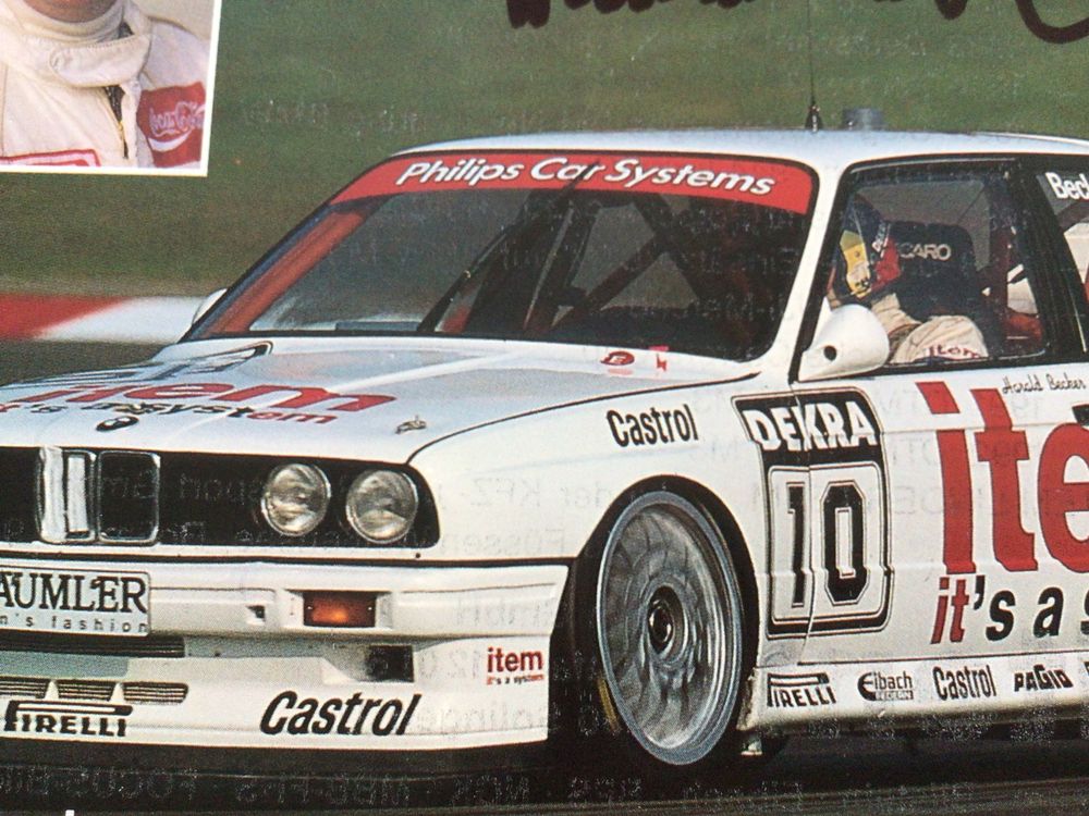 Harald Becker Original Autogramm DTM BMW 1993 (Gebraucht) in für CHF 5 ...
