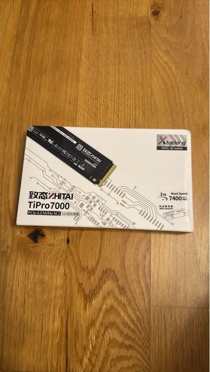 Blitzschnelle 1TB NVMe SSD - Zhitai TiPro7000 für PC (Neu und ...