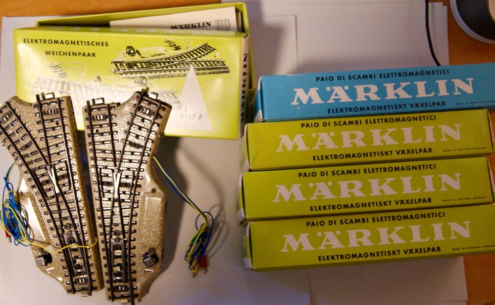 Paires d'aiguillages Marklin 5117 (Neu (gemäss Beschreibung)) in ...