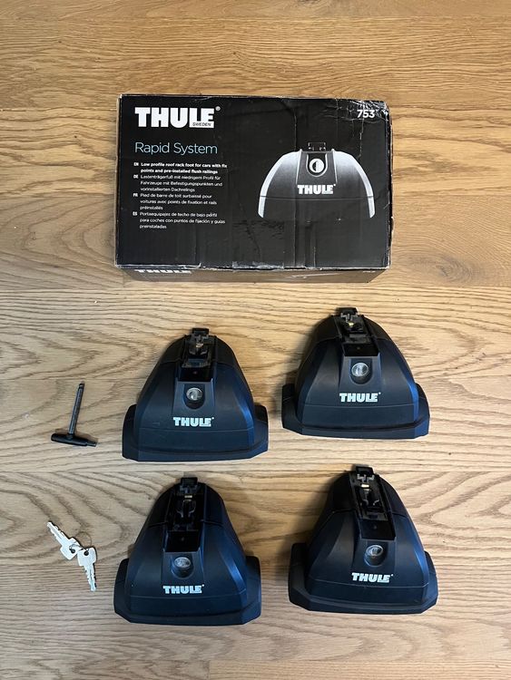 Thule Rapid System 753 : Stützfüße Thule Rapid 753 (Gebraucht) in ...