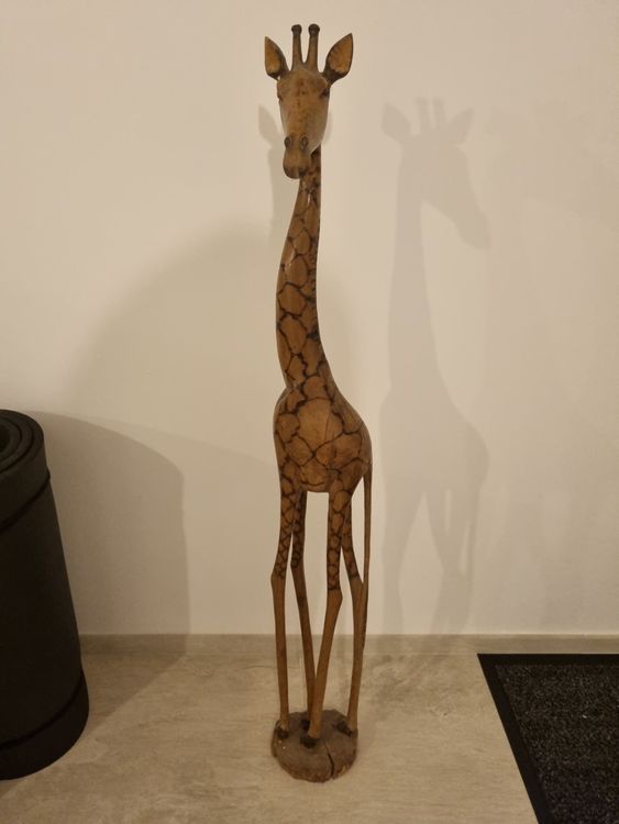 Originale Sud-afrikanische Giraffe aus holz (Gebraucht) in Zürich für CHF 5 – nur Abholung auf ...