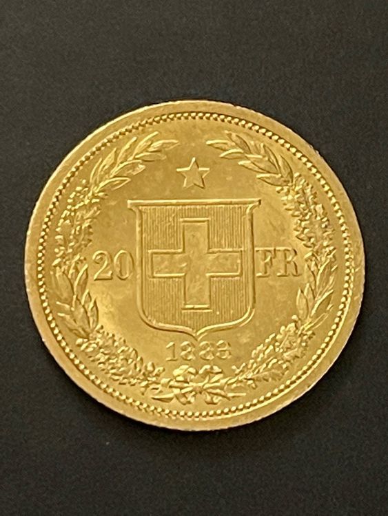 Goldvreneli RAR 20-er 1883 jg Helveta | Kaufen auf Ricardo