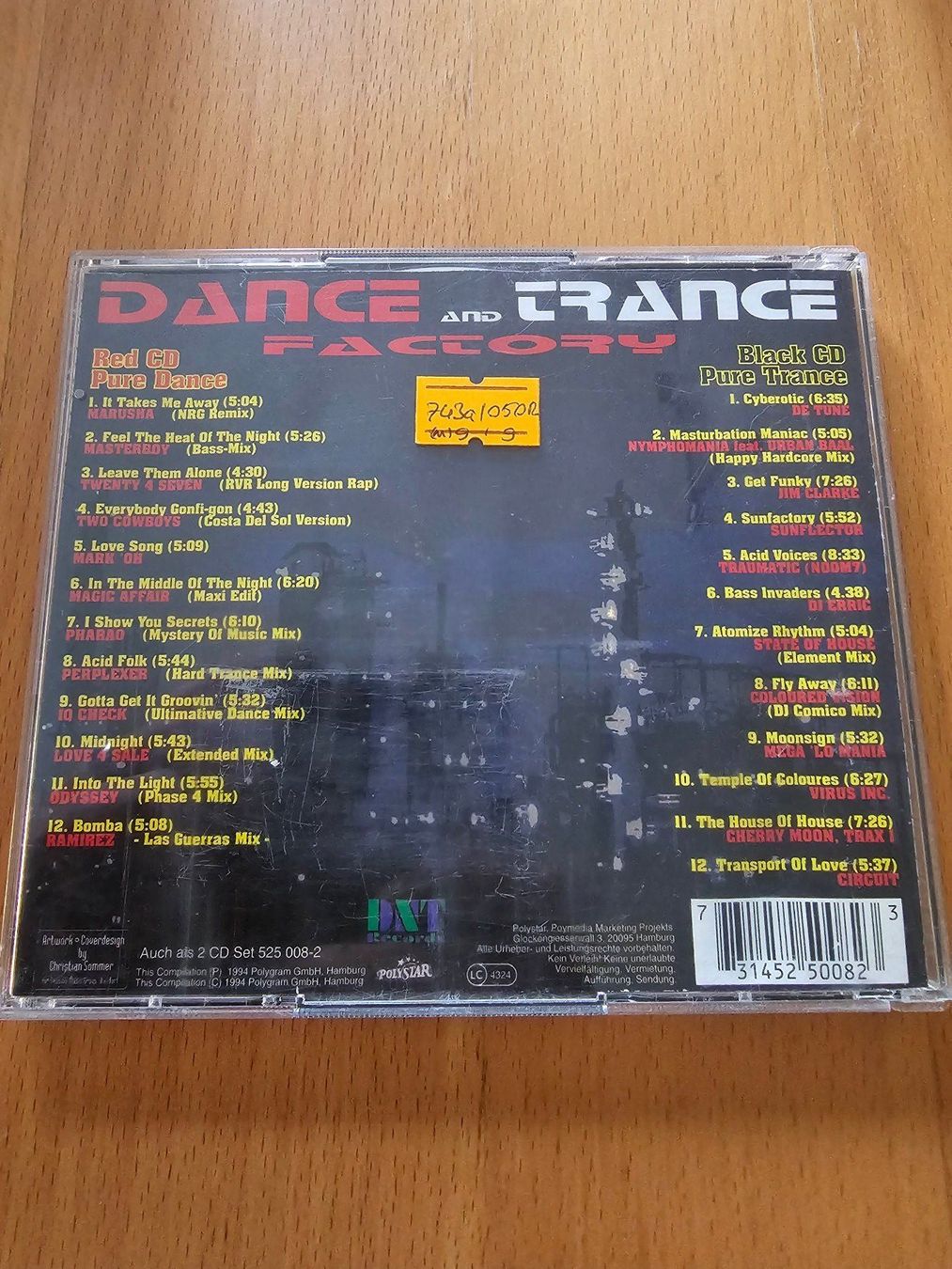 2 CD - Various – Dance And Trance Factory (1994) (Gebraucht) in Biberist für CHF 3 – mit ...