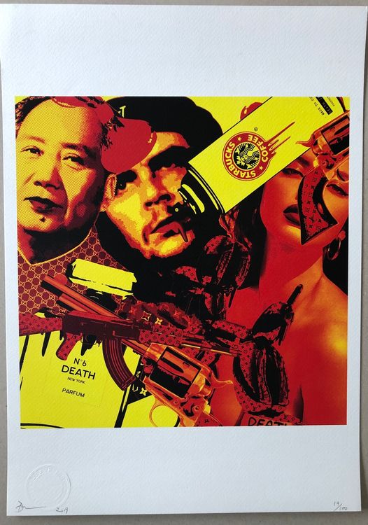 Death: Che Guevara und Mao, signiert 19/100 (Neu (gemäss Beschreibung ...