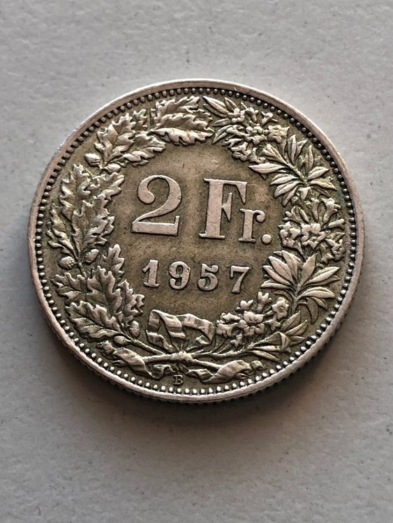 2 Fr. 1957 | Kaufen auf Ricardo