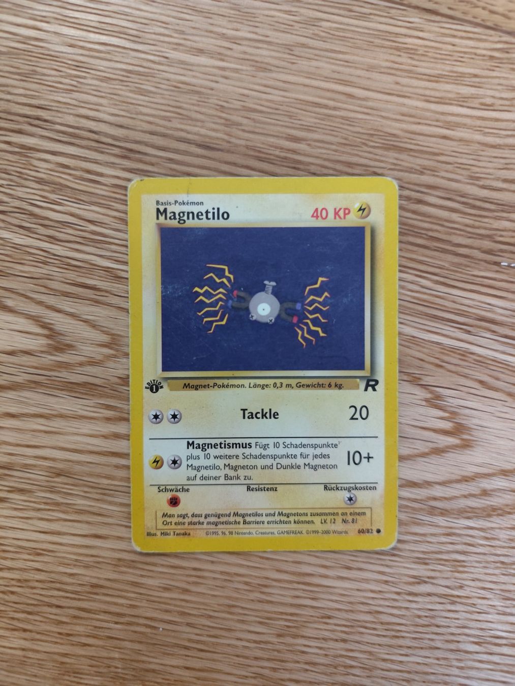 Pokemon Magnetilo Team Rocket 1. Edition vintage non holo ⭐ (Gebraucht ...