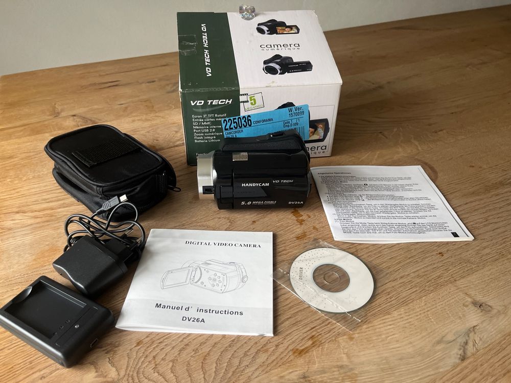 VD Tech Camcorder DV26A, 5.0 Megapixel, (Gebraucht) in Uhwiesen für CHF ...