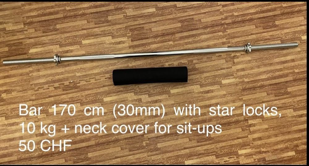 Bar 170 cm (30 mm) - 10 kgs (Gebraucht) in Binningen für CHF 50 – nur ...