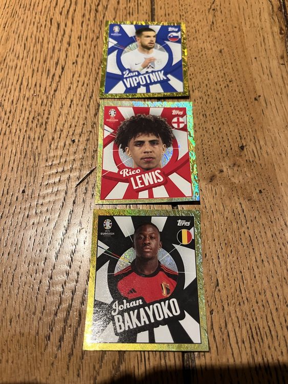 UEFA Euro 2024 Topps Sticker 3x PTW GOLD | Kaufen auf Ricardo