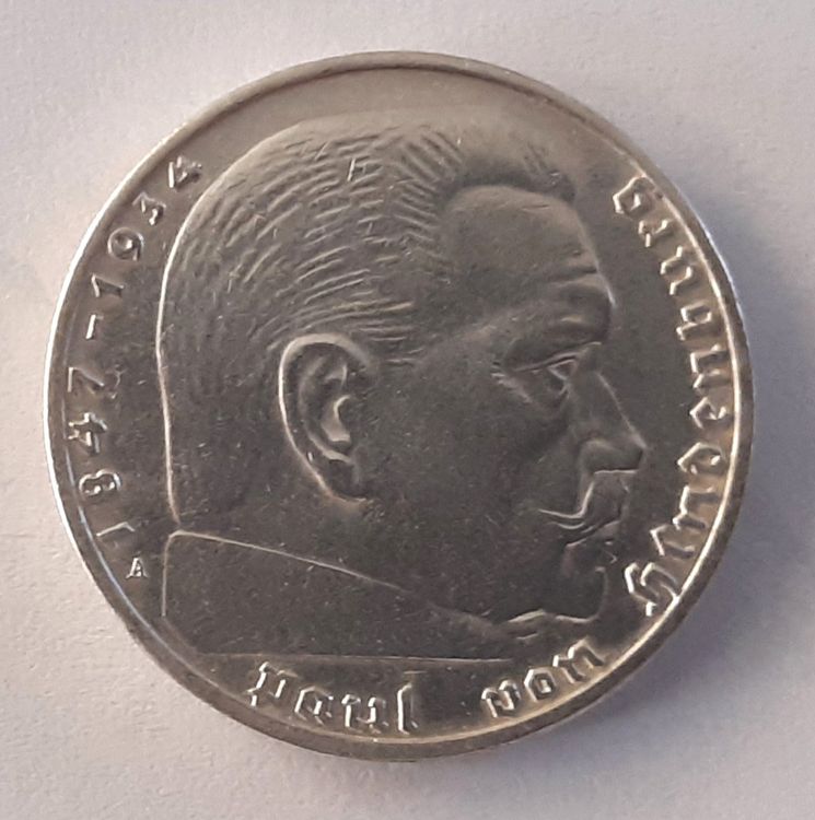 Deutsches Reich - 2 Reichsmark 1938 ss-vorz. (Gebraucht) in Ebikon für CHF 10 – mit Lieferung ...