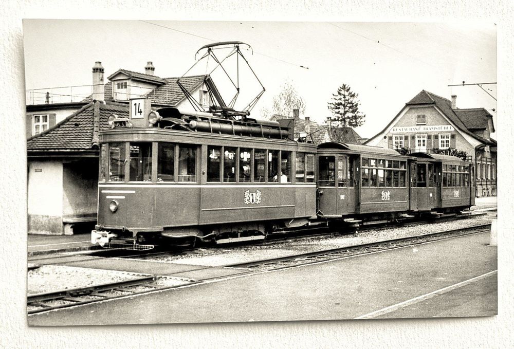 Basel - Pratteln - Restaurant Tramstübli - Tram Nr 14 - 1965 | Kaufen ...