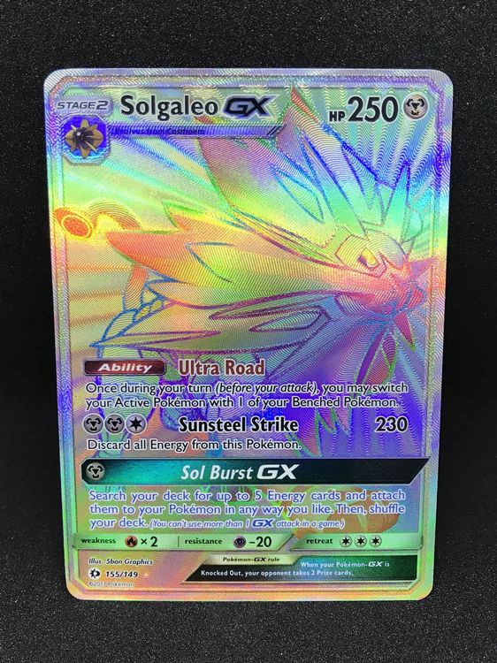 Solgaleo GX Rainbow Secret Rare Pokemon (Neu (gemäss Beschreibung)) in Blonay für CHF 24.9 – mit ...